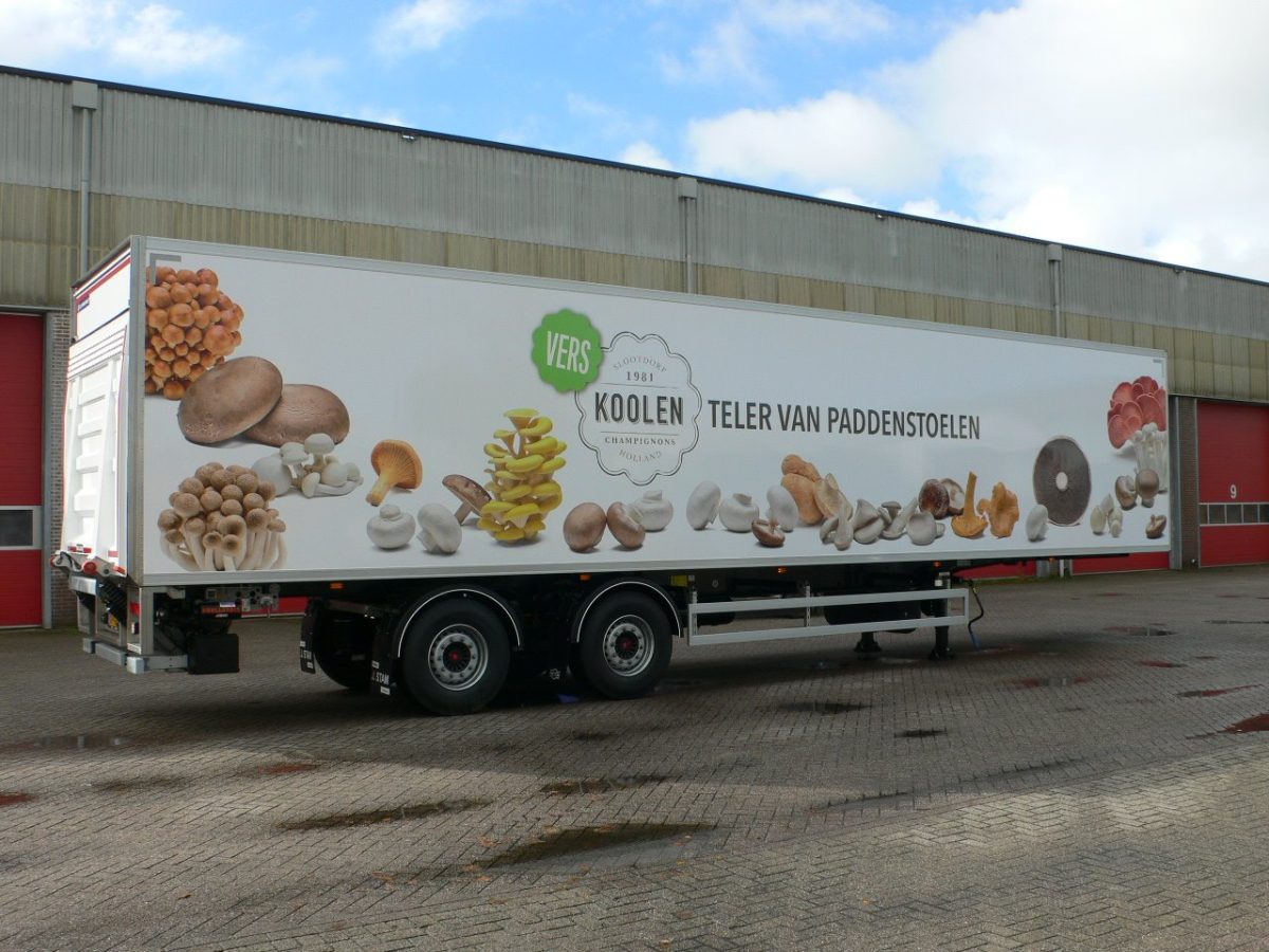 Koolen Champignons BV | Complete oplegger geleverd met Lamberet opbouw ...